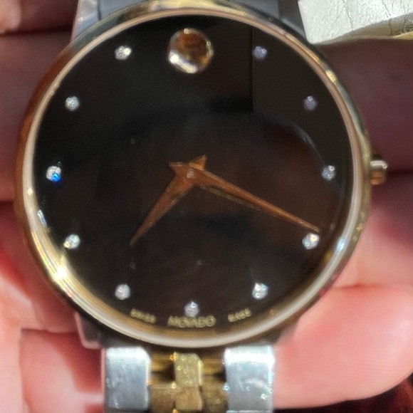 Movado | Accessories | Movado Mens Gold And Black Museum Classic ...